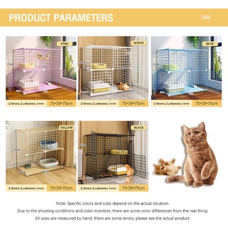 75*39*73cm Cat Cage Stackable Pet Dog Cat Rabbit | Shopee Philippines