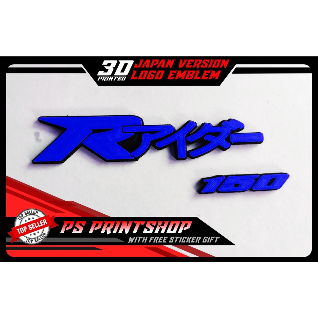 Japanese Japan RAIDER 150 R150 Suzuki Motorcycle Logo Emblem Laser Cut ...