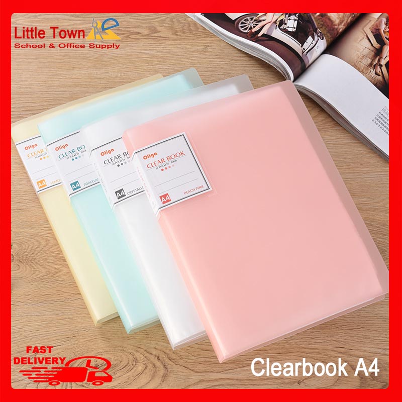 Clearbook A4 non-refillable information booklet test paper folder ...