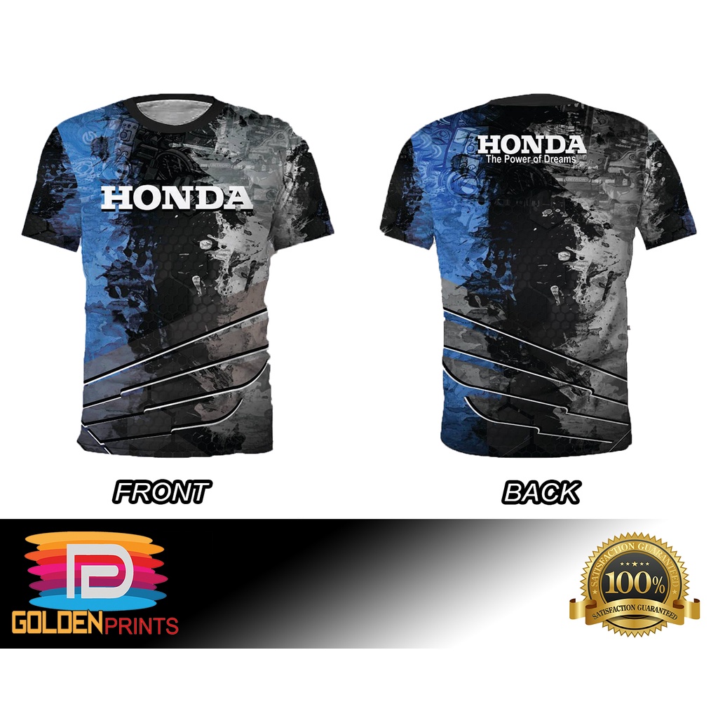 HONDA T-SHIRT FULL SUBLIMATION VERSION 1 | Shopee Philippines
