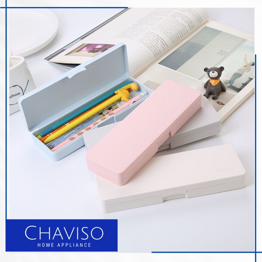 Chaviso Aesthetic Plain Pencil Case/Korean Aesthetic Pencil Case Slap ...
