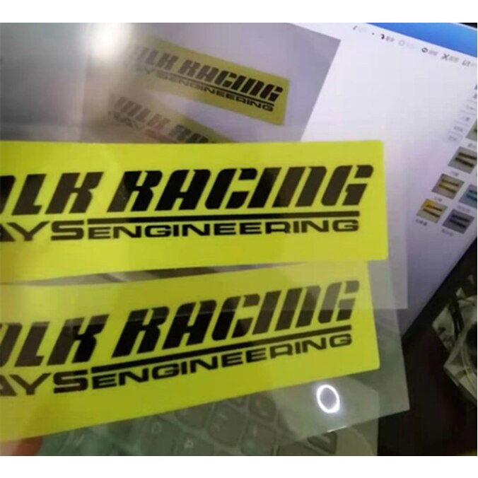 4pcs Volk Racing TE37 SL Wheel Spoke Stickers Waterproof Car Rims ...