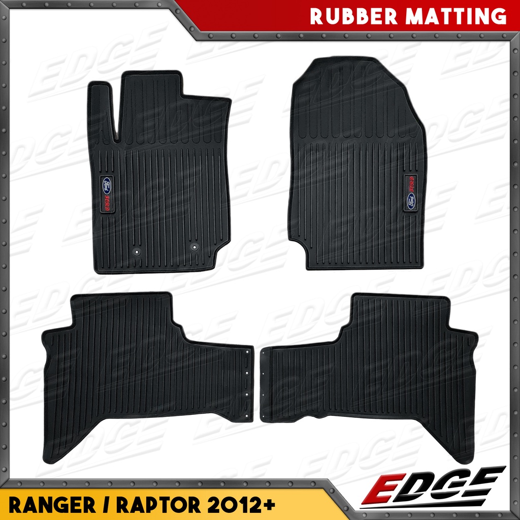 Ford RANGER / RAPTOR 2012-2022 Premium Rubber Matting // car mat floor ...