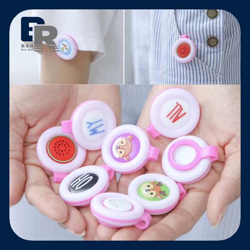 Summer Cartoon Baby Mosquito Repellent Badge Button Mosquito Clip Bug ...
