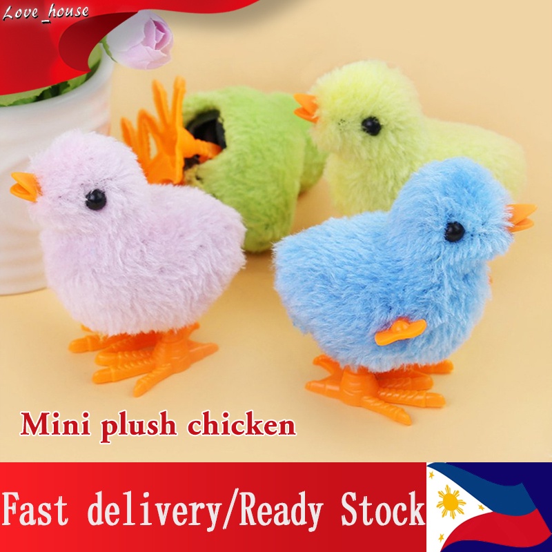 Plush Chicken Toy Cute Toy Plush Winding Chick Clockwork Chicken ...
