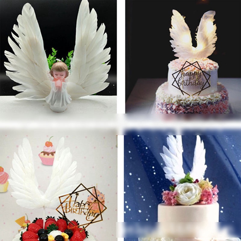 Feather Wing Angel Wings Cake Topper | Shopee Philippines