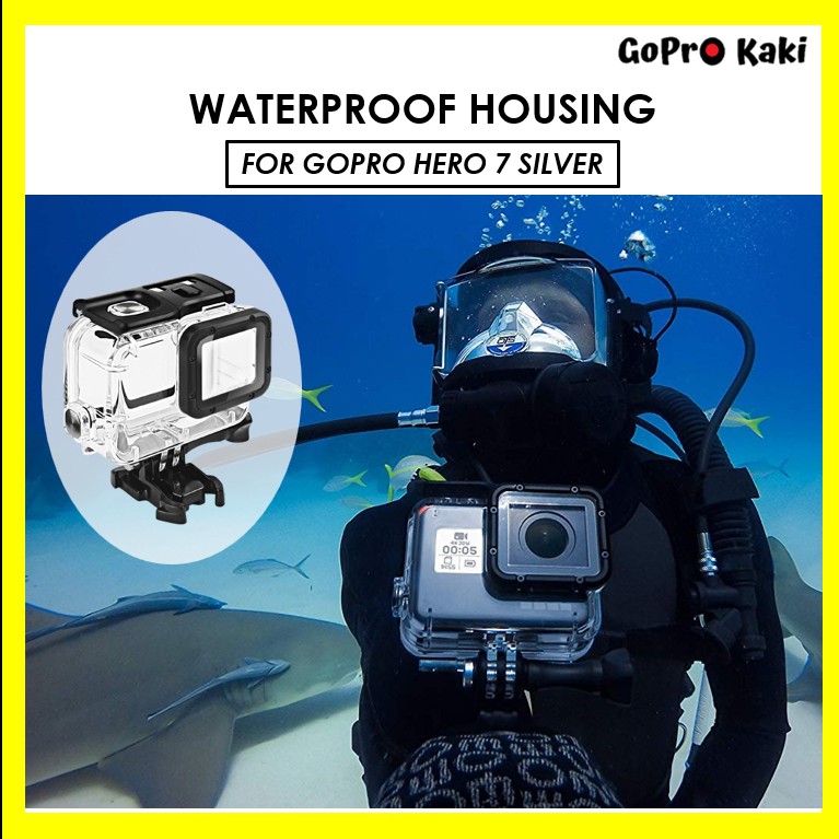 Underwater Casing Waterproof Housing For GoPro Hero 7 Silver | Shopee Philippines