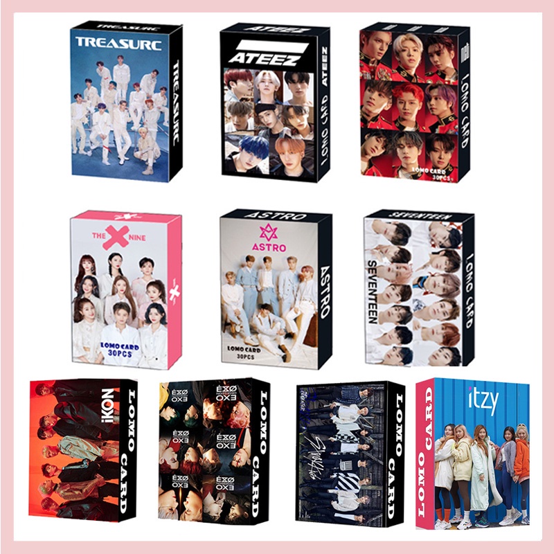 TREASURE ASTRO ATZZE EXO IKON ITZY IZONE MONSTAX NCT Seventeen Stray ...