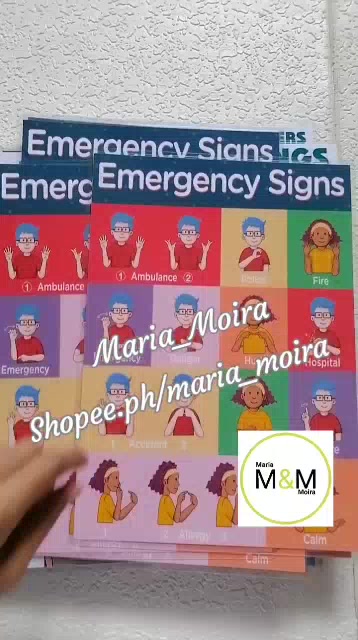 AMERICAN SIGN LANGUAGE CHARTS | Laminated & A4 Size | Educational ASL ...