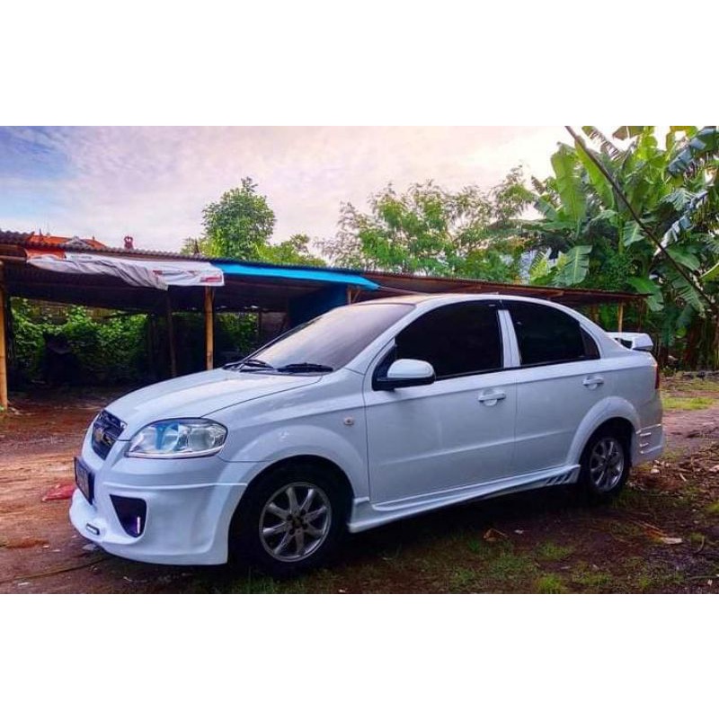 Chevrolet lova side body kit seprolet bodykit lova GRT duraflex ...