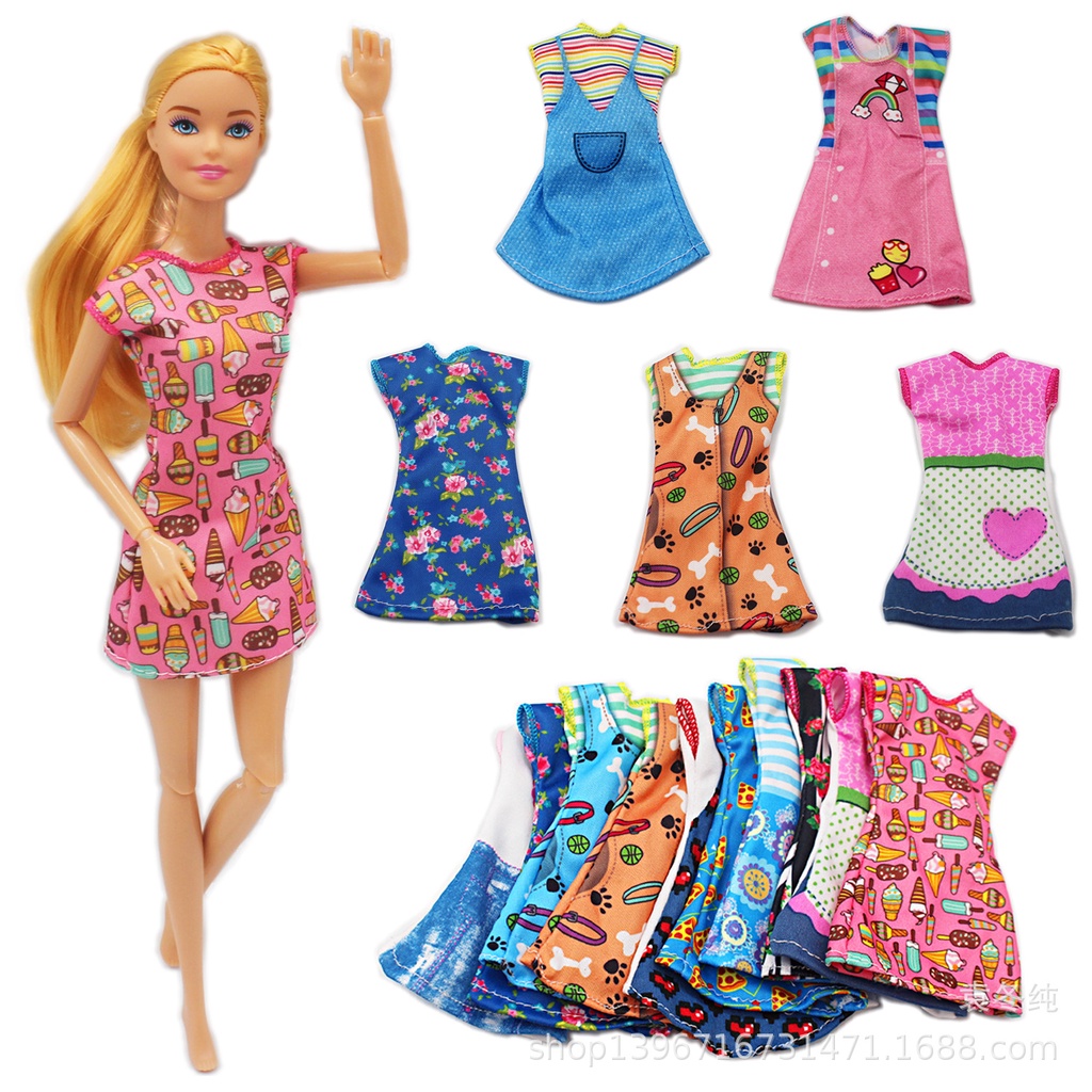 [DIY] 30cm doll clothes fashion dress convertible skirt multiple ...