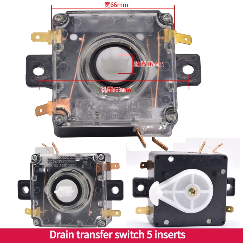 Semi-Automatic Washing Machine Drain Switch Conversion Double Cylinder ...
