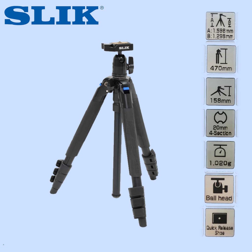 SLIK PRO 330 AF TRIPOD | Shopee Philippines