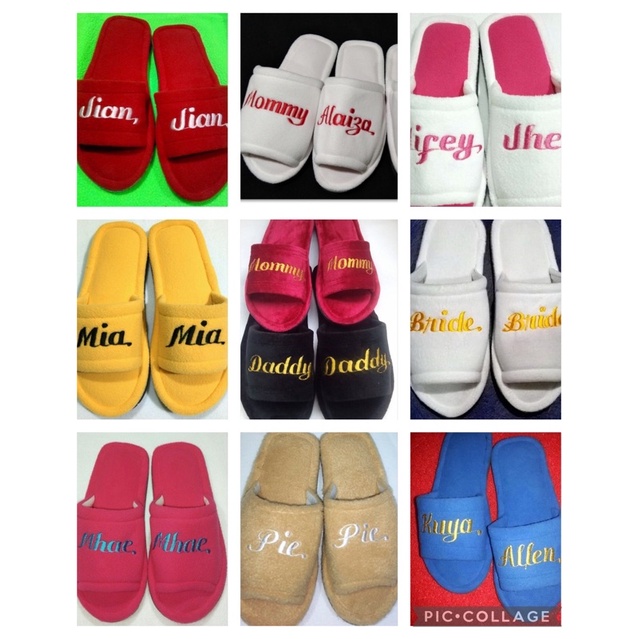 Personalized Slippers - suppiler | Shopee Philippines