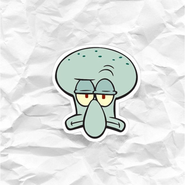 Squidward Tentacles Sticker | Squidward Spongebob Squarepants Sticker ...