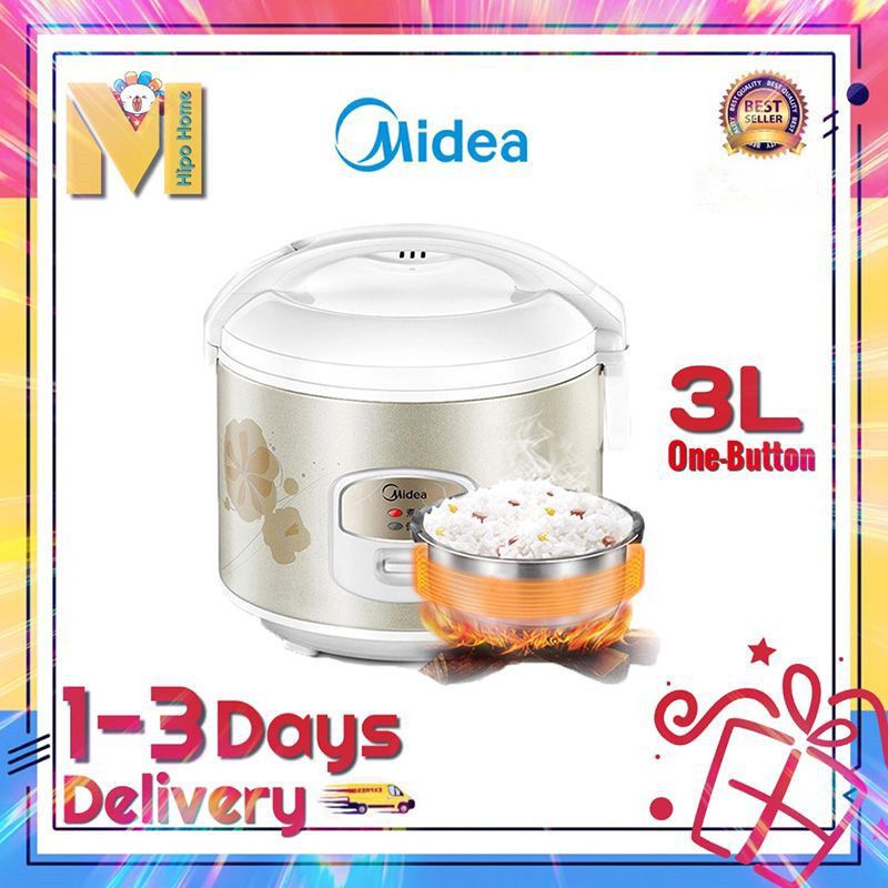 Midea 3L 10Cups of Rice Champagne Gold Rice Cooker Multi Cooker ...
