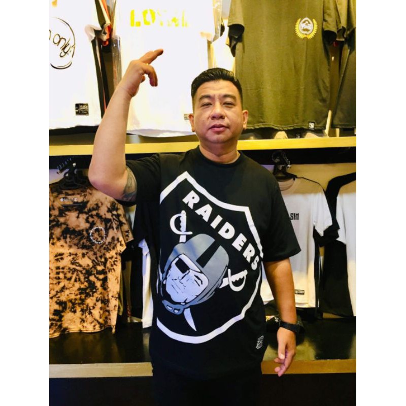STREET KNOWLEDGE BIGLOGO “RA!DERS” SHIRT | Shopee Philippines