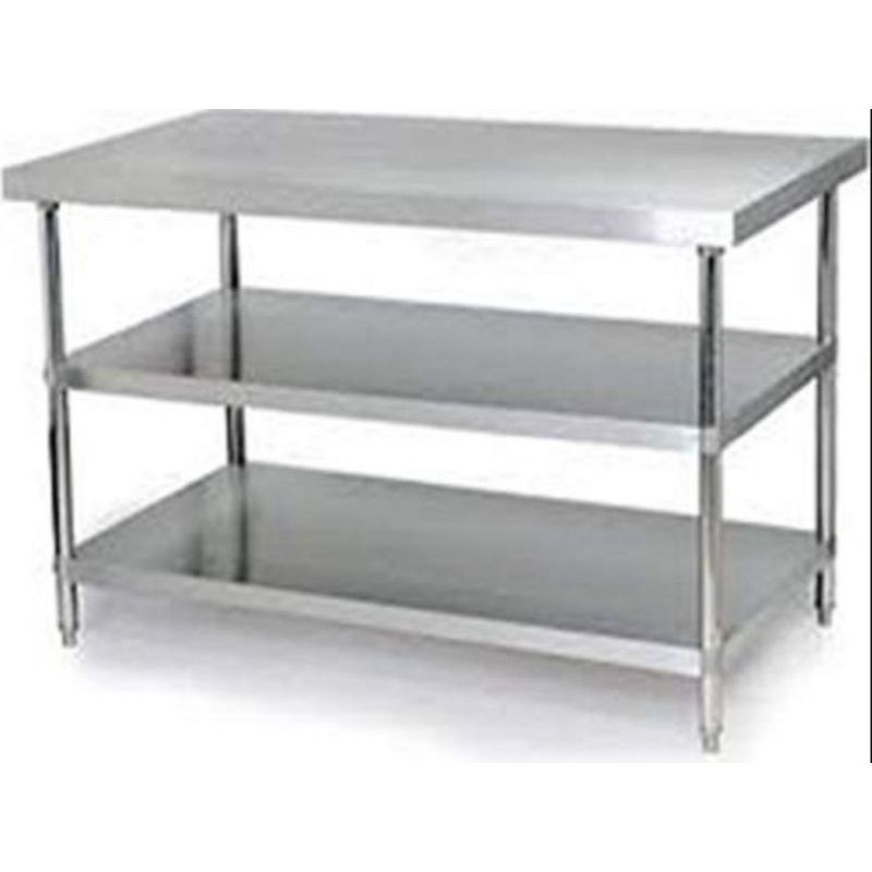 Stainless Steel 304 Preparation Working Table 2 layer & 3layer | Shopee ...