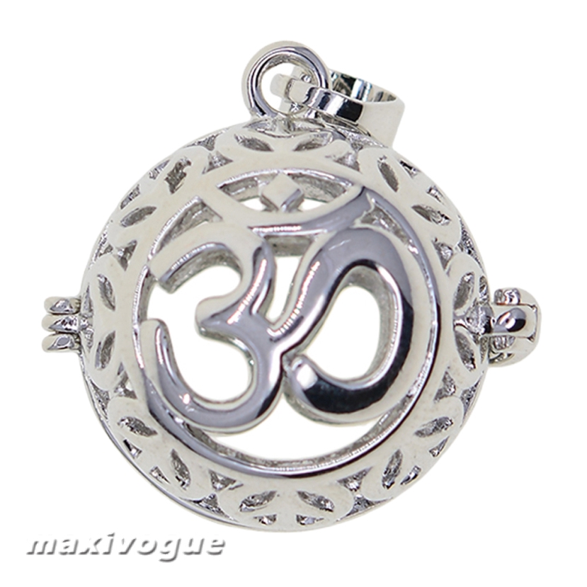 9 Styles Pearl Cage Locket Beads Open Box Charms Jewelry Findings ...