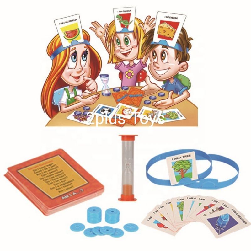 What Am I Gam A Family Guessing Card Game With Funny Glasses For Family ...