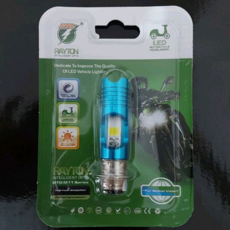2-sided Led Headlight AC DC RTD Rayton Duck Or Matic Motor | Shopee ...