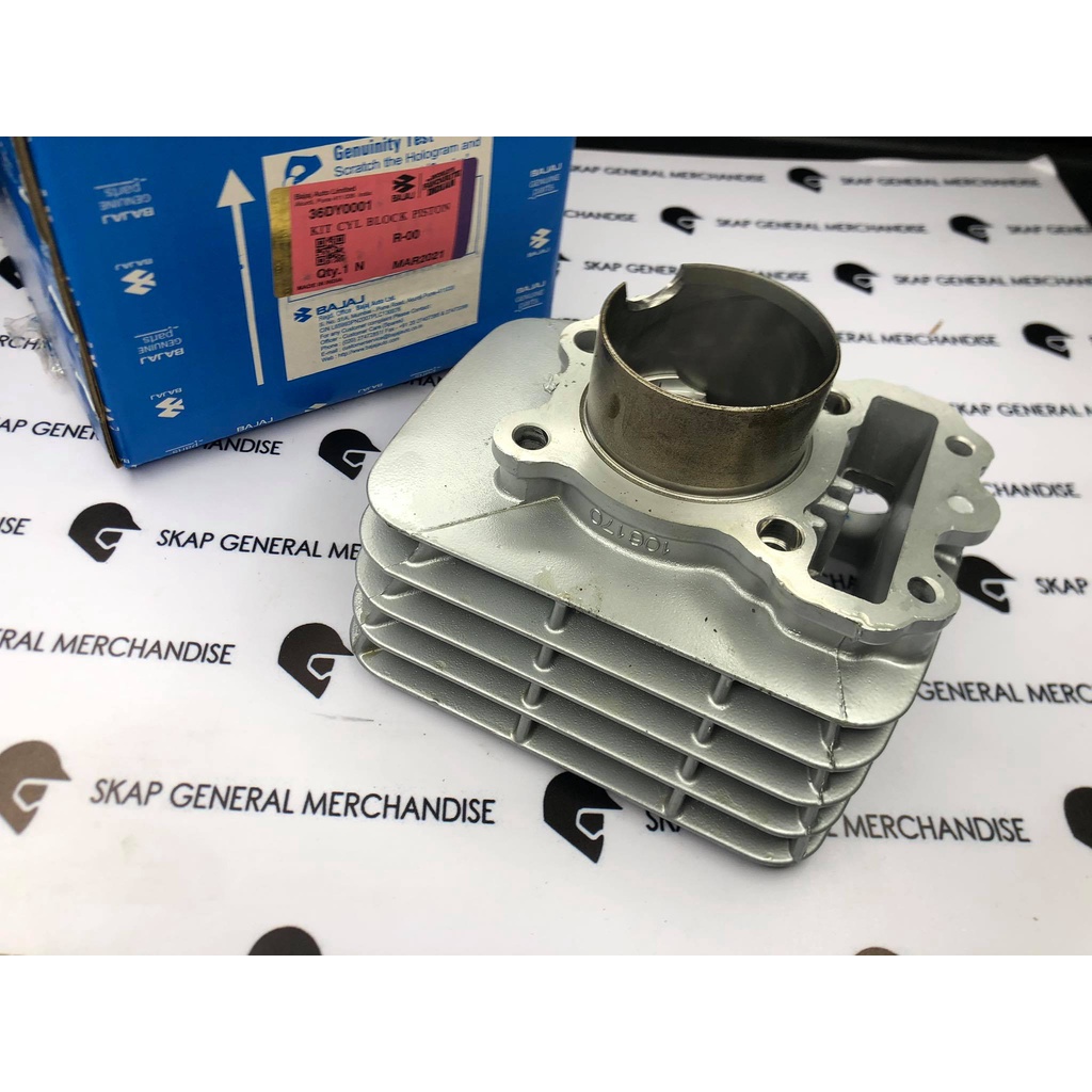 BAJAJ - CYLINDER BLOCK ( WITH PISTON KIT ) - CT125 ( 36DY0001 ...