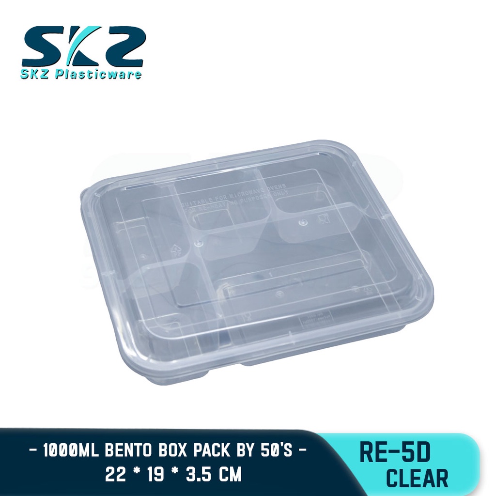 SKZ CLEAR CONTAINER RECTANGULAR SERIES RE5D ENVIRONMENTAL FRIENDLY FOOD ...