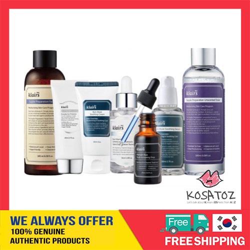 [KLAIRS] Best Collection Toner / Soothing Cream / Serum[READY STOCK ...