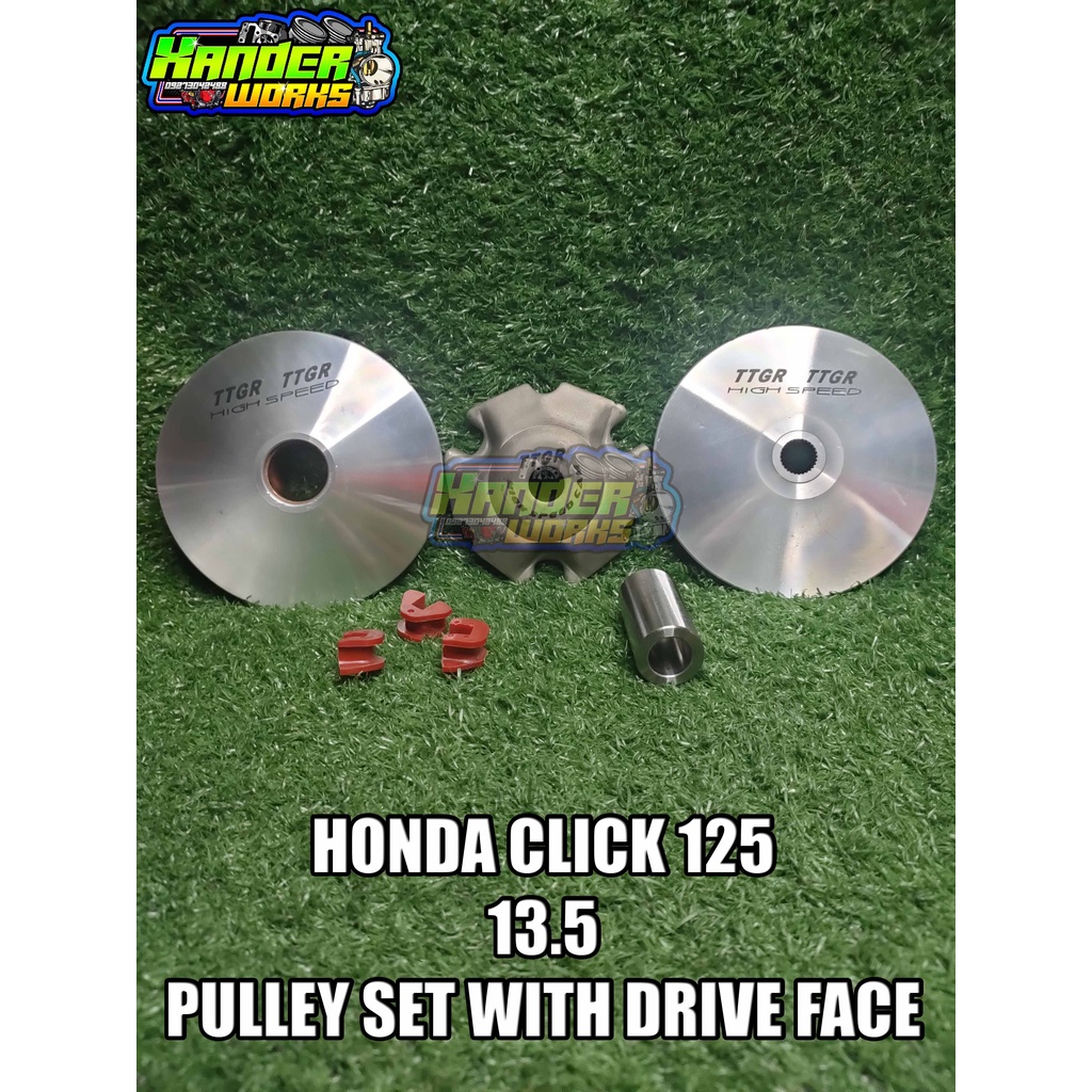 TTGR HONDA CLICK 125i 13.5 DEGREE PULLEY SET WITH DRIVE FACE | Shopee ...
