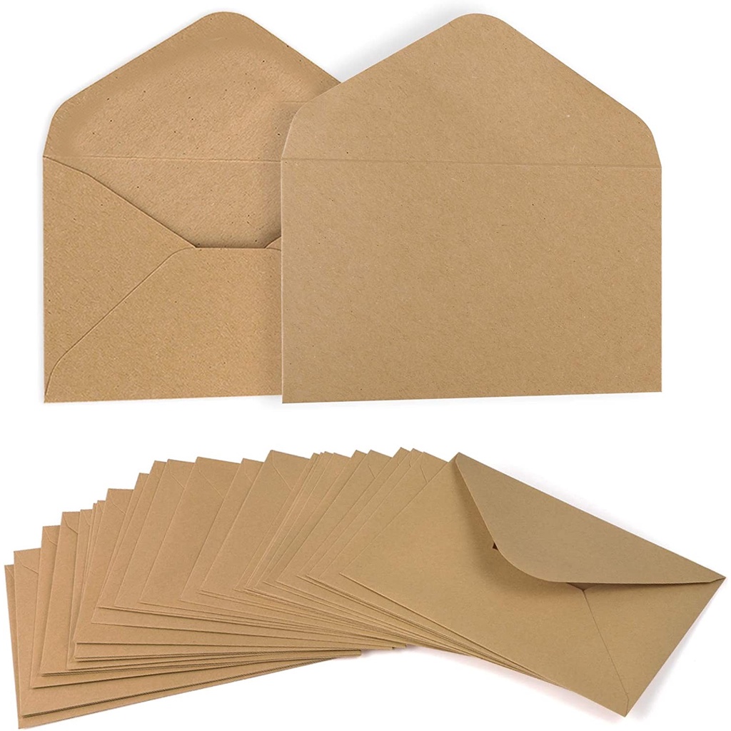 [Golden Dragon] Brown Document Envelope, Brown Envelope, Brown V-Flap ...