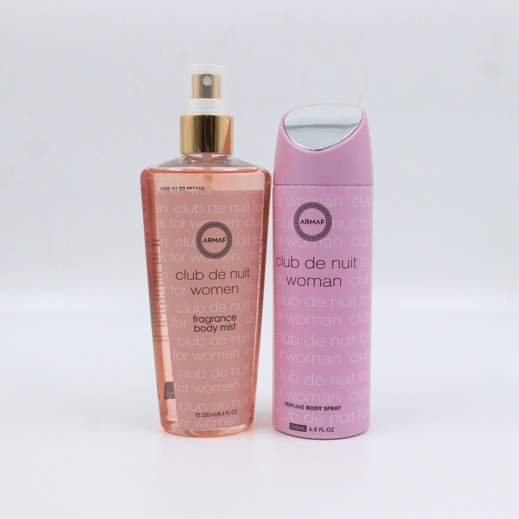 ARM AF Club De Nuit Woman Body spray 200ml & Body mist 250ml | Shopee ...