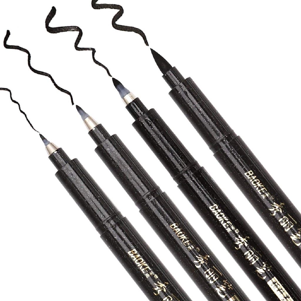 4 PCS High quality material Calligraphy Pen Hand Lettering Pens Brush Lettering Pens Markers for Writing Wholesale Shopee Philippines