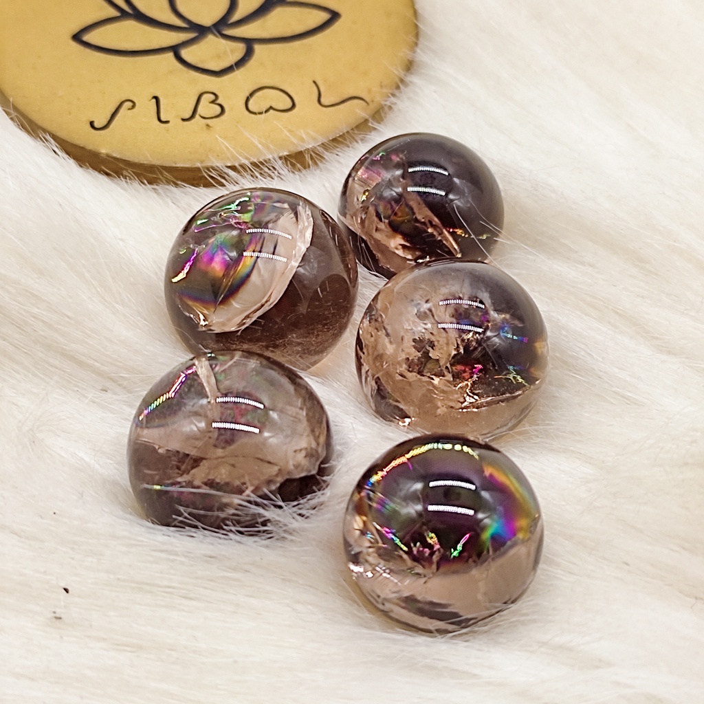 Smoky Quartz Sphere (Grounding, Protection, Purification) Pocket ...