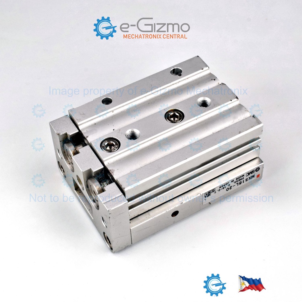 SMC Slide Table Cylinder Dual Rod MXS16L-20 [USED] | Shopee Philippines