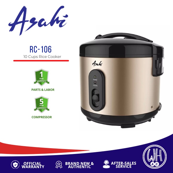 Asahi RC-106 10 Cups Rice Cooker | Shopee Philippines