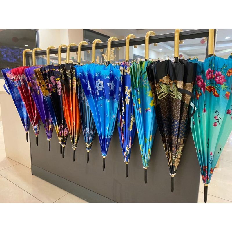 real 16 Ribs Satin long umbrella makapat | Shopee Philippines
