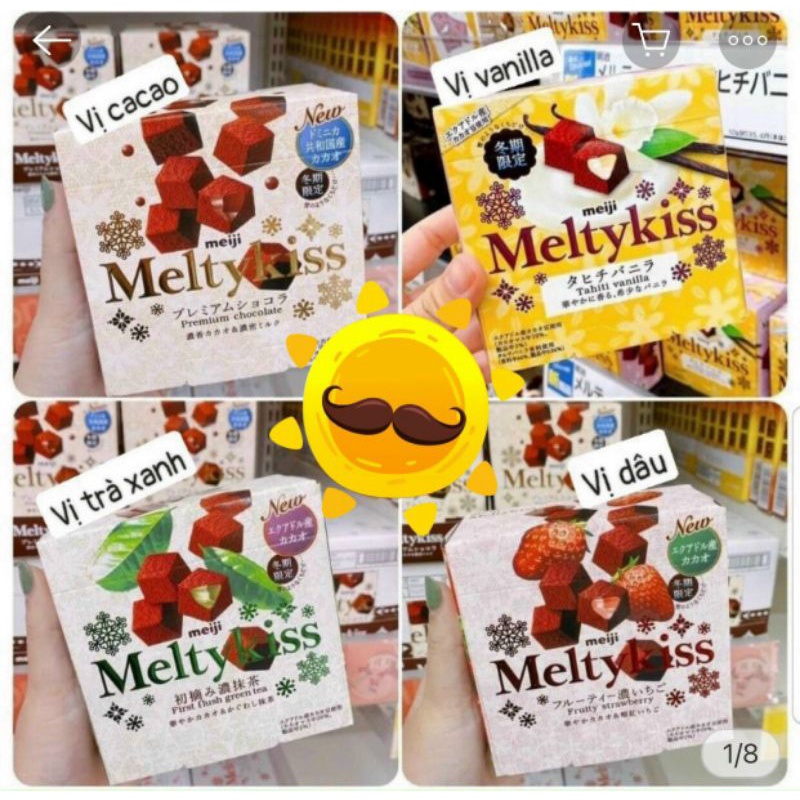 Japanese domestic Melty Kiss Meiji fresh chocolate | Shopee Philippines