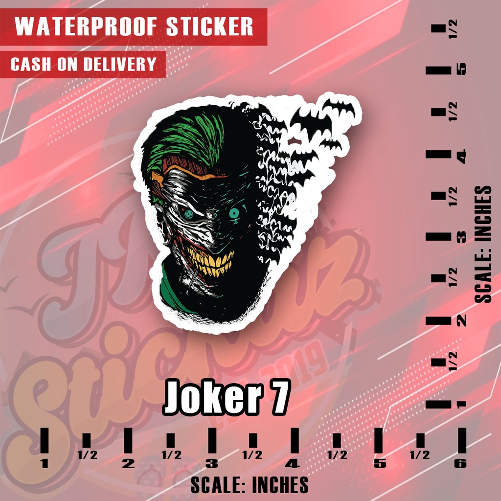 JOKER STICKERS (HOLOGRAM LAMINATED STICKERS) | Shopee Philippines