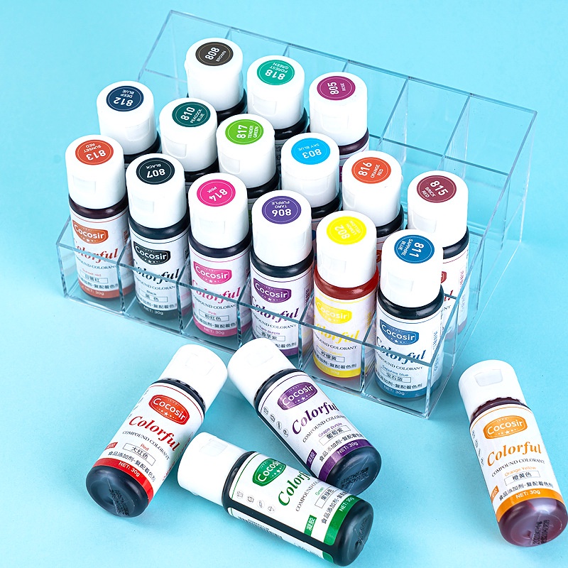 25Colors Food Coloring Liquid Drops, Tasteless Natural Food Dye for ...