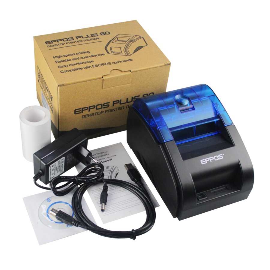 Thermal Printer Bluetooth USB RJ11 EPPOS RPP02 Paper Size 80mm | Shopee ...