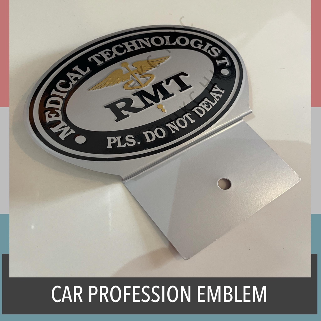 Registered Medical Technologists Car Badge Profession Emblem | Shopee ...