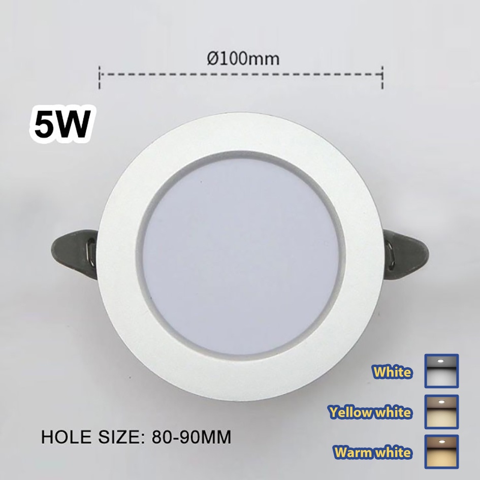 Siv Led Downlight Recessed Pin Lights Panel Ceiling Light, 3 Color ...