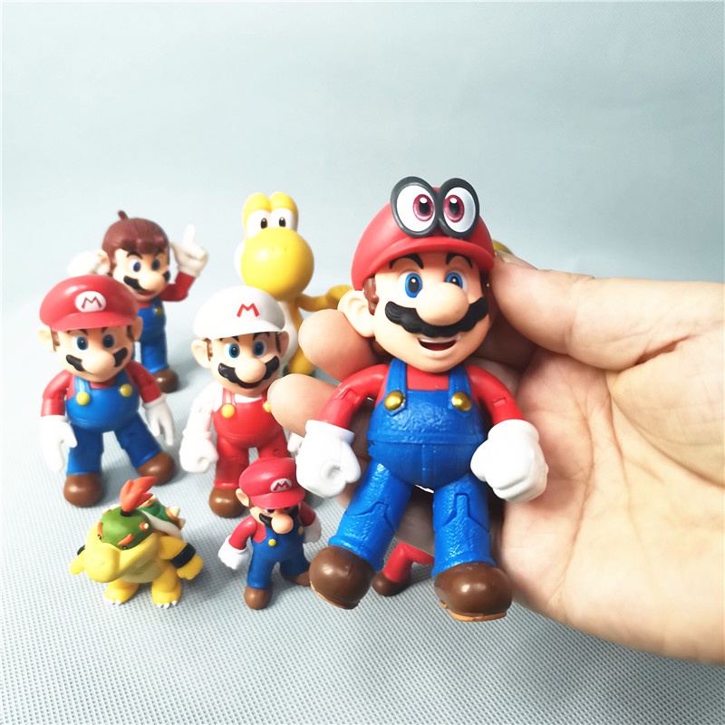 Genuine Bulk Goods Super Mario Louis Movable Doll Decoration Model Toy ...