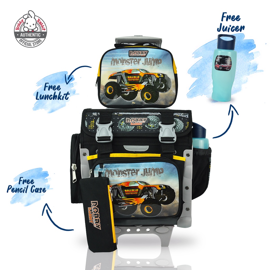 Robby Rabbit Monster Jump Small House-Type Trolley | Shopee Philippines