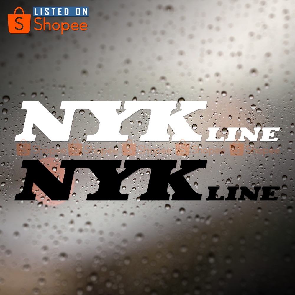 Stickers | (1X) NYK Line | Weather Proof Decals | Logo | die-cut | 8 ...