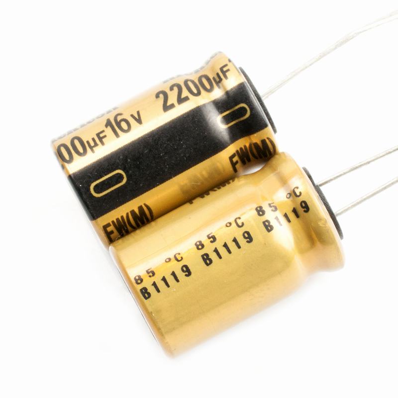 Nichicon FW 16V 10uf 22uf 100uf 470uf 1000uf 2200UF 85 C Gold FOR Audio ...