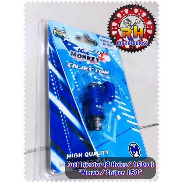 Sniper 150/ Nmax Fuel Injector (8 Holes-150cc) Racing Monkey | Shopee ...