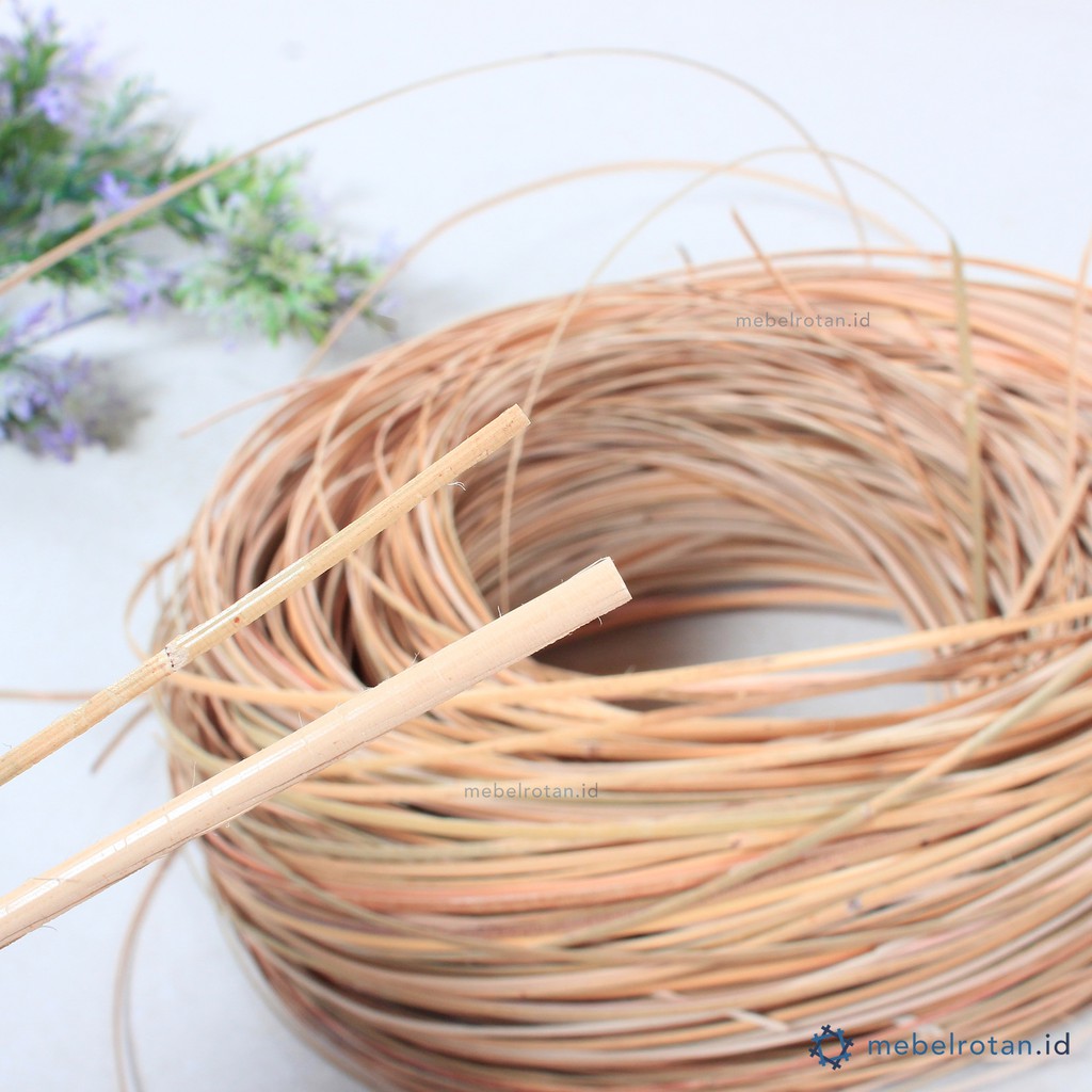 Lesio NATURAL LEATHER RATTAN ROPE MATERIAL | Rattan PEEL 2-3 MM ...