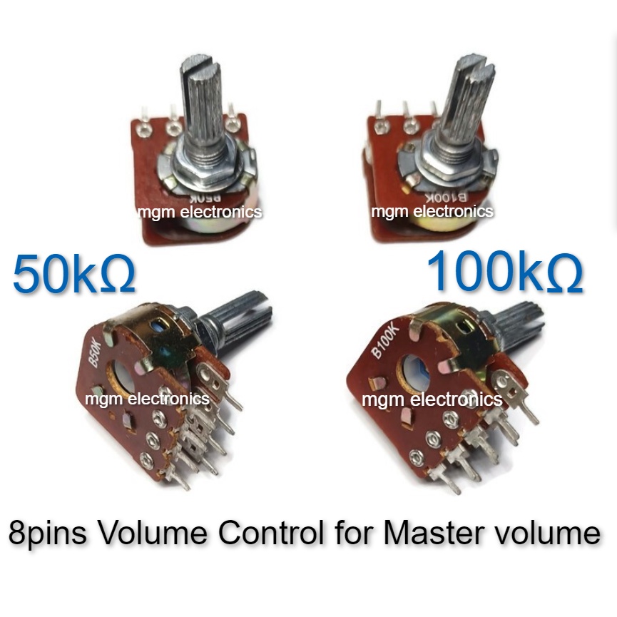 1PC. 8pins 50k/100k Volume Control for Amplifier Master Volume ...