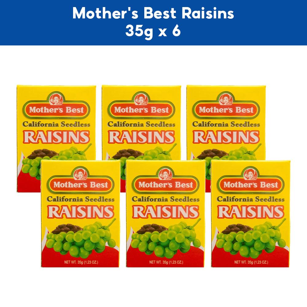 Mother's Best Raisins 35g x 6 | Shopee Philippines